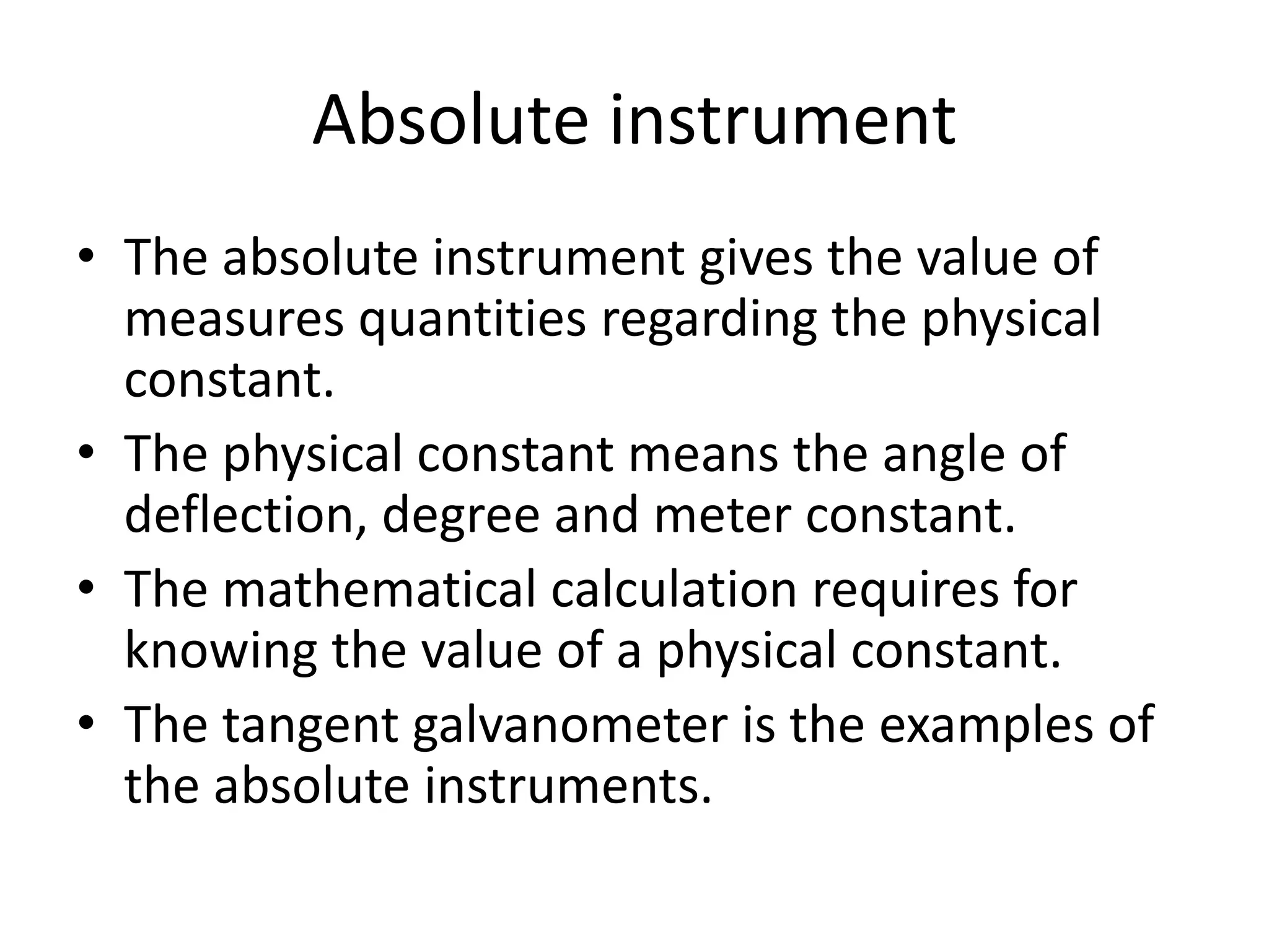 Measurement and instrumentation | PPTX