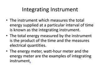 Measurement and instrumentation | PPTX