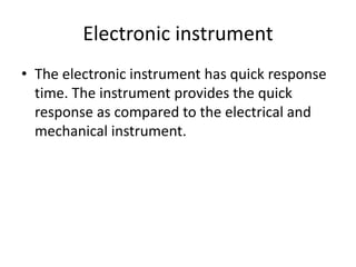 Measurement and instrumentation | PPTX