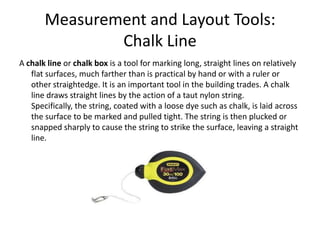 Measurement and layout tools | PPTX