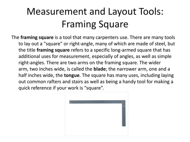 Measurement and layout tools | PPTX