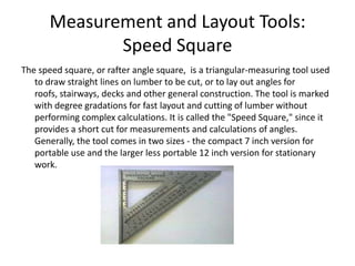 Measurement and layout tools | PPTX