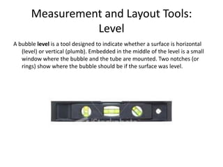 Measurement and layout tools revised | PPTX