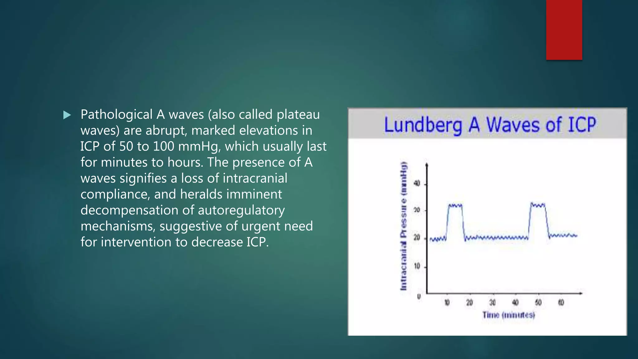 Measurement and management of increased intracranial pressure | PPTX