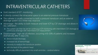 Measurement and management of increased intracranial pressure | PPTX