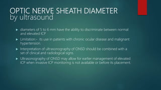 Measurement and management of increased intracranial pressure | PPTX