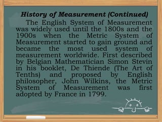 Measurement and Measuring Length | PPTX