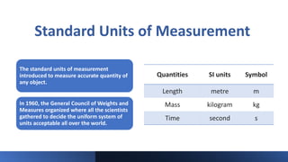 Measurement and Motion Class 6 | PDF