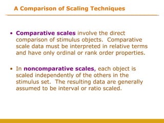 Measurement and scales | PPT