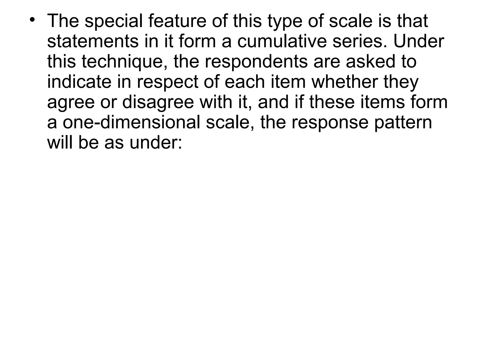 Measurement and scaling | PPT