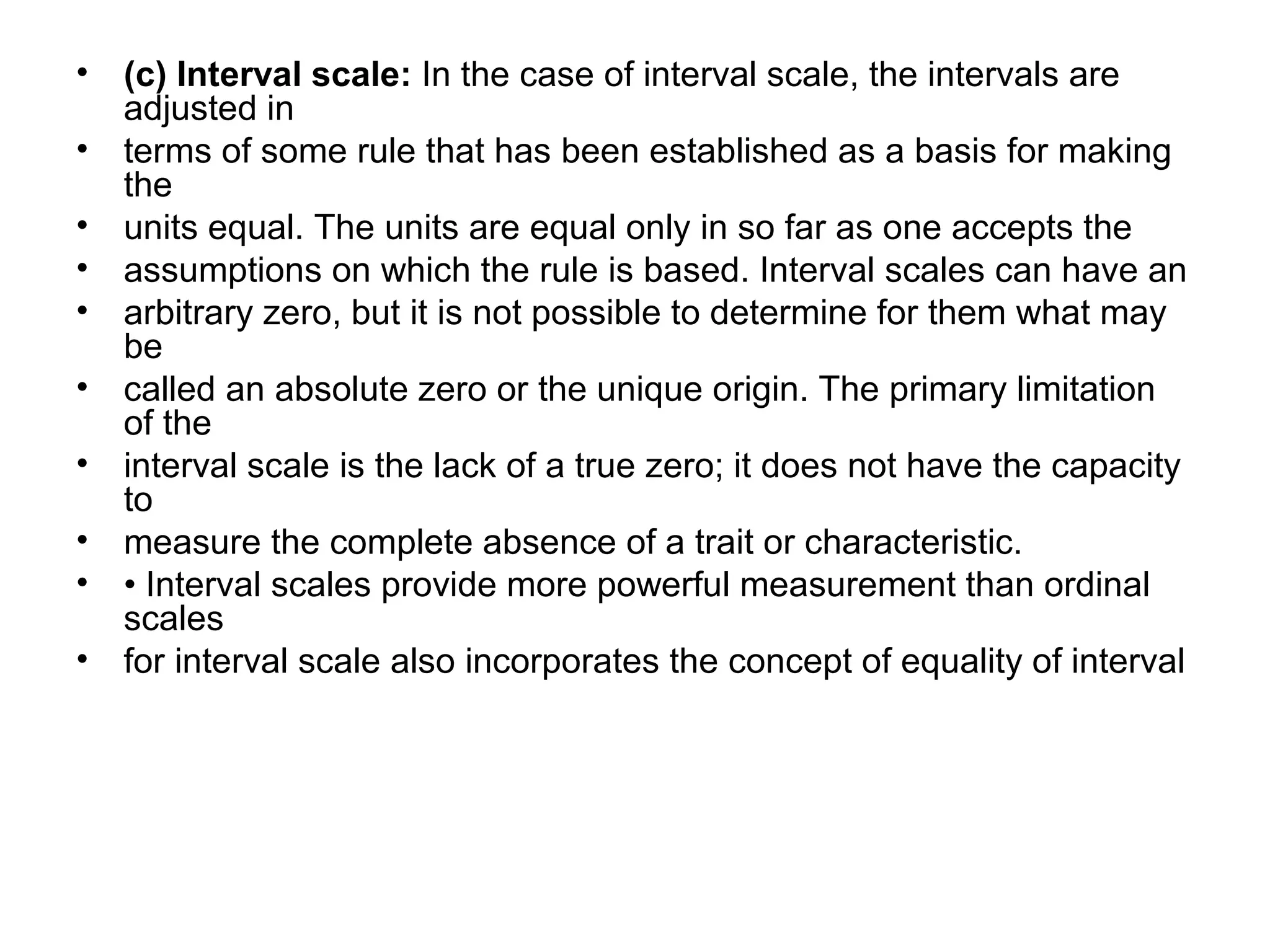 Measurement and scaling | PPT