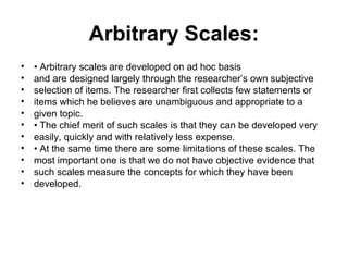 Measurement and scaling | PPT