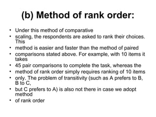 Measurement and scaling | PPT