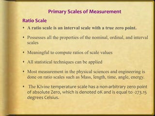Measurement and scaling | PDF