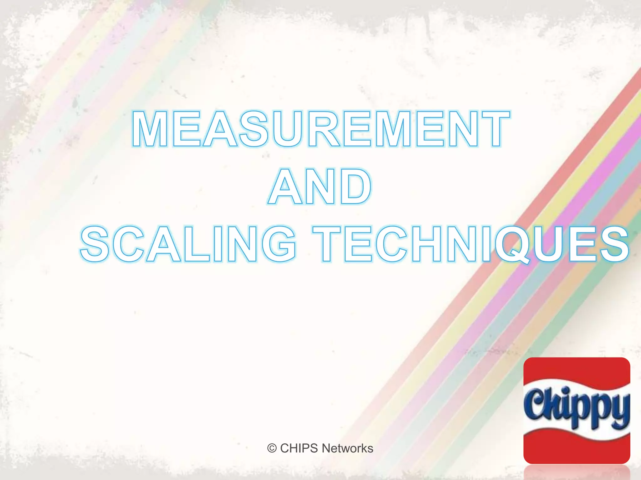 Measurement and scaling | PPSX