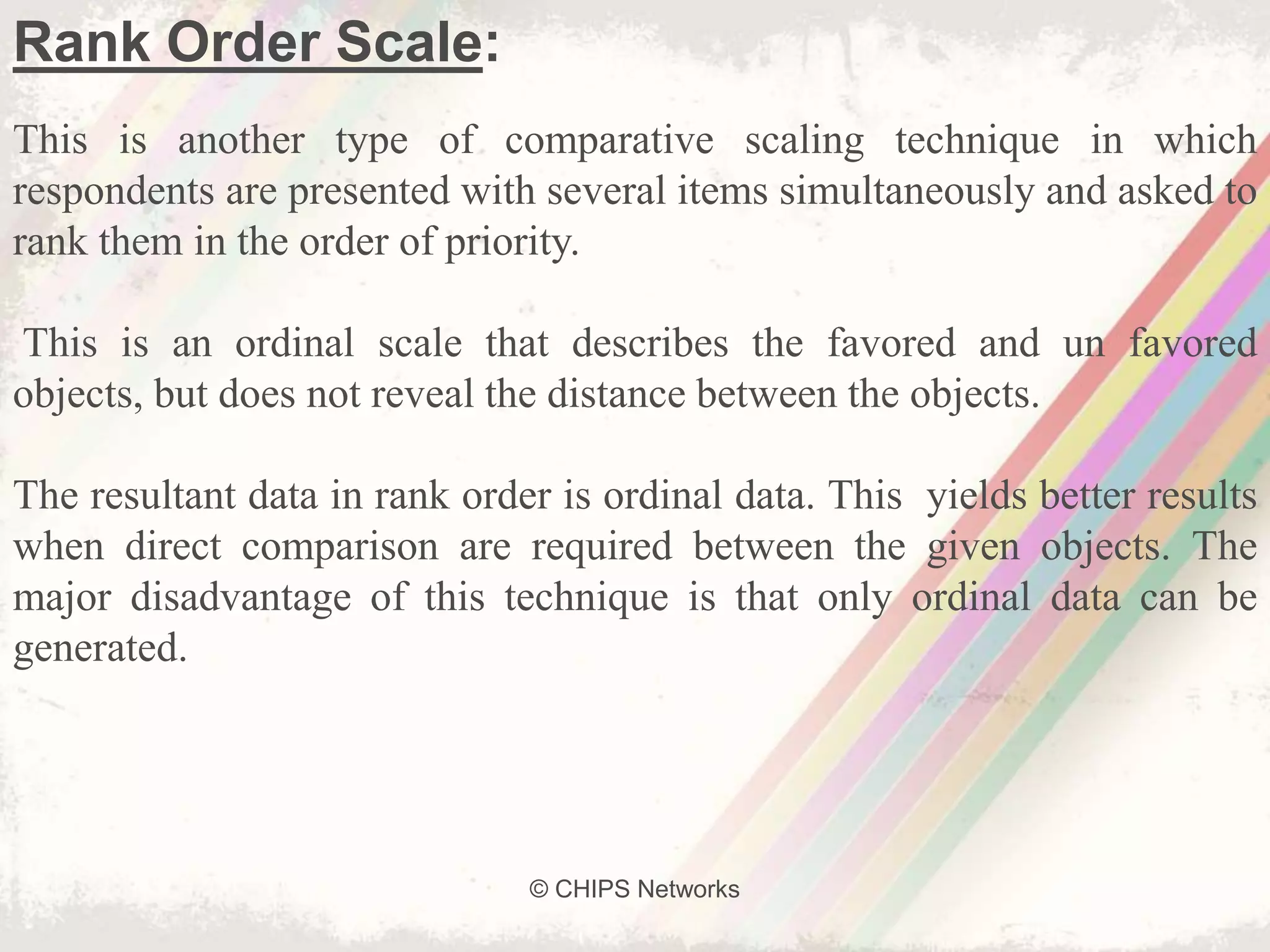 Measurement and scaling | PPSX