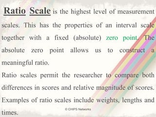 Measurement and scaling | PPSX