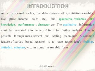Measurement and scaling | PPSX