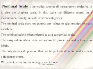 Measurement and scaling | PPSX