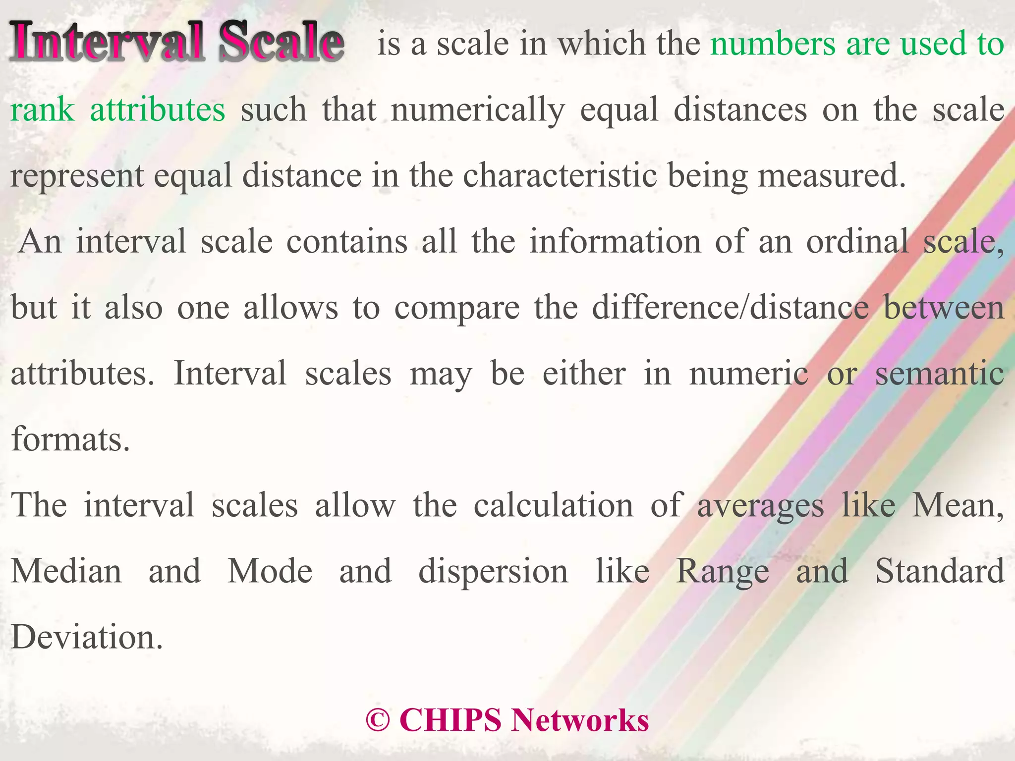 Measurement and scaling | PPSX