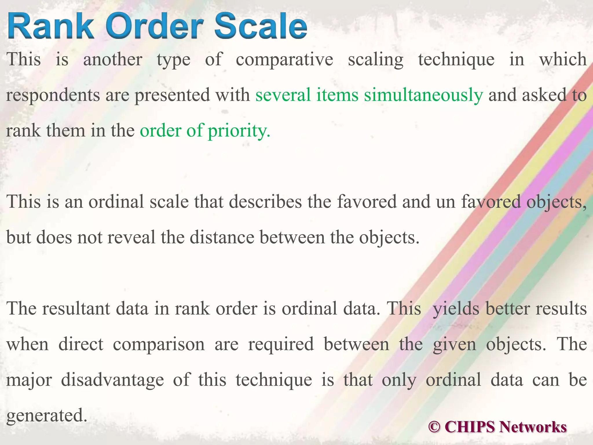 Measurement and scaling | PPSX