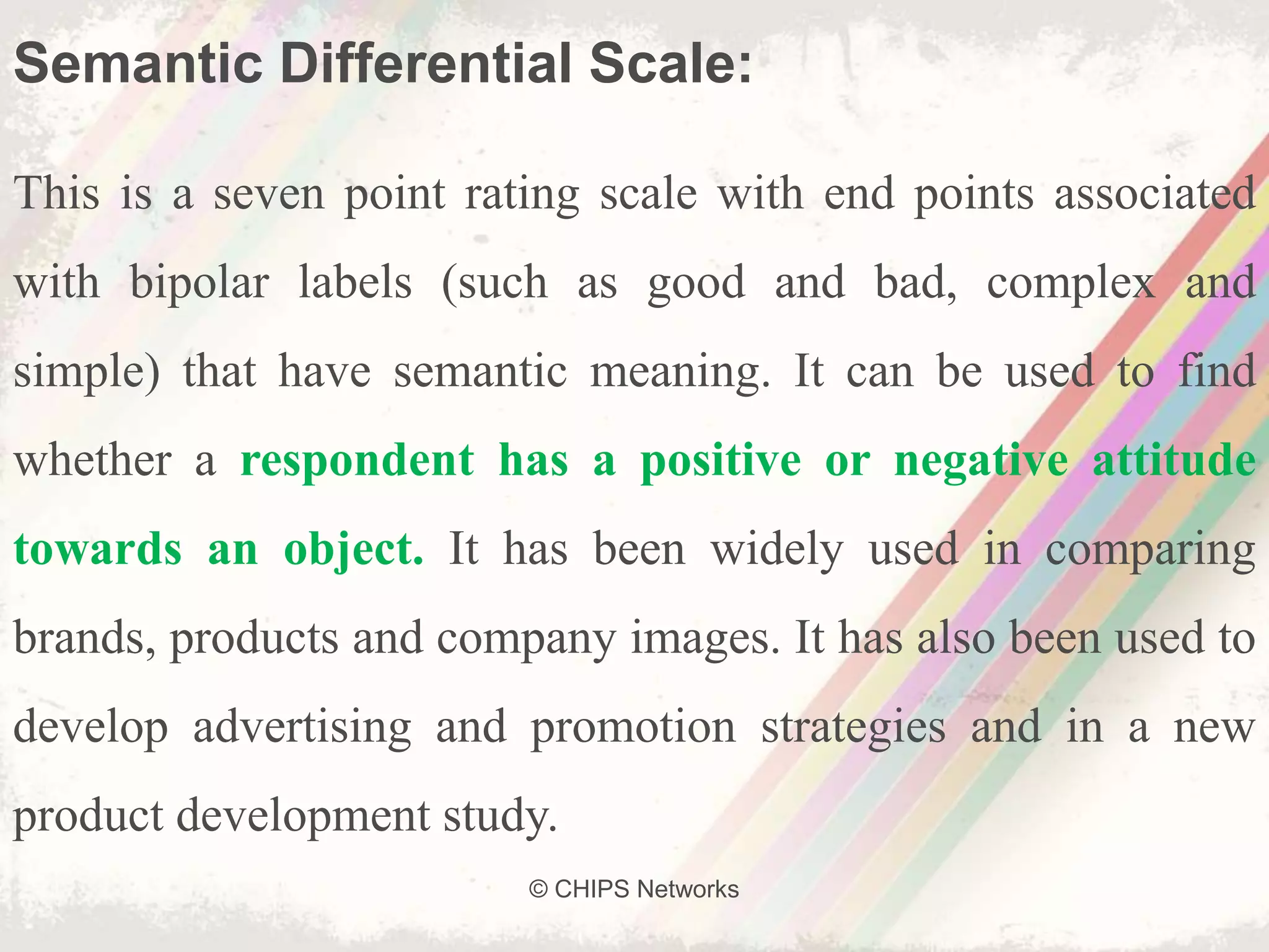 Measurement and scaling | PPSX