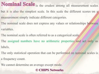 Measurement and scaling | PPSX