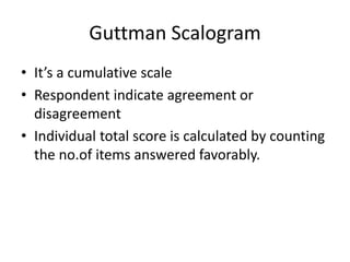 Measurement and scaling | PPT