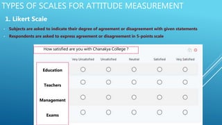Measurement , Attitude Measurement and Scaling | PPT