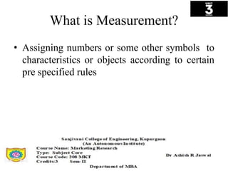 Measurement and scaling | PPT | Science