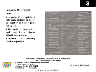 Measurement and scaling | PPT | Science
