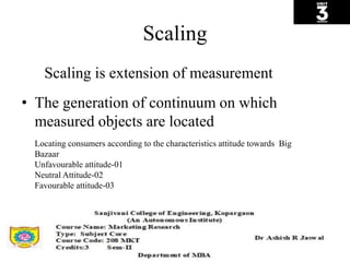 Measurement and scaling | PPT | Science