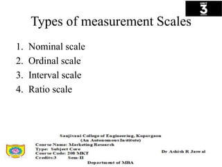 Measurement and scaling | PPT | Science
