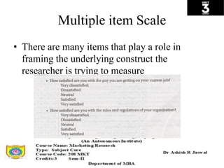 Measurement and scaling | PPT | Science