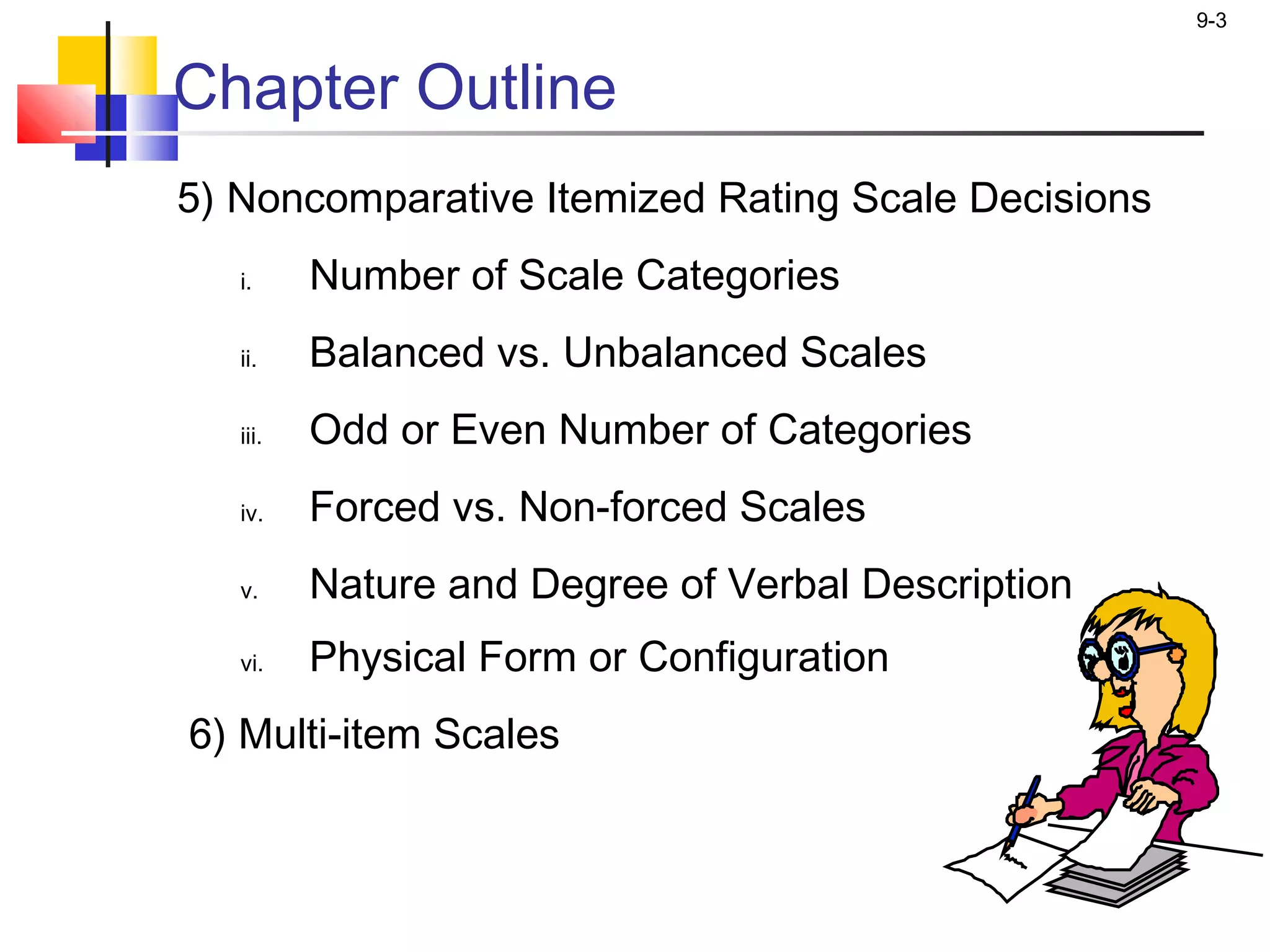 Measurement and scaling noncomparative scaling technique | PPT