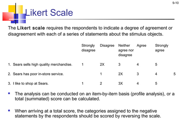 Measurement and scaling noncomparative scaling technique | PPT | Science