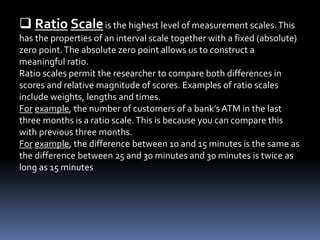 Measurement and scaling techniques | PPTX