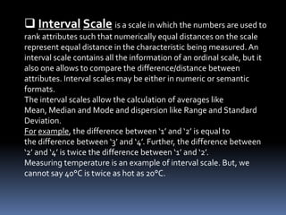 Measurement and scaling techniques | PPTX