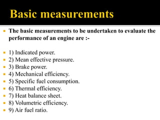 Measurementandtestingoficengine 160410092948 | PPTX | Physics | Science