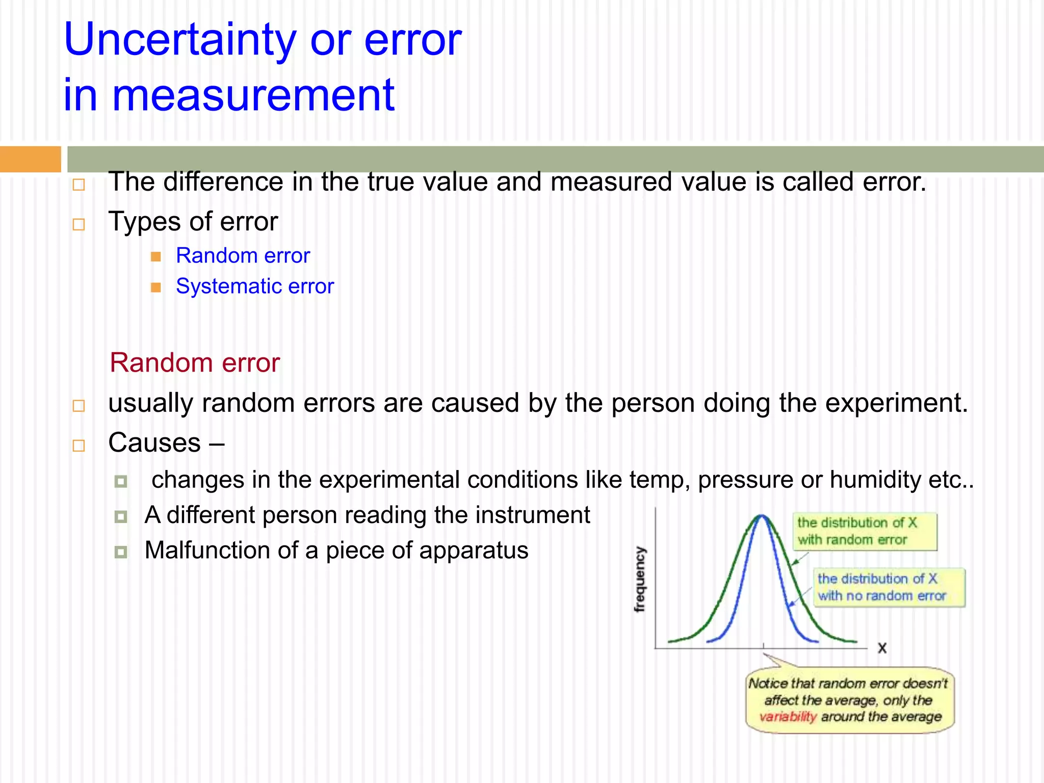 Measurement and uncertainty | PPTX