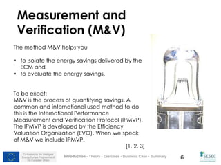 SESEC Training Module 10: Measurement and Verification | PPTX