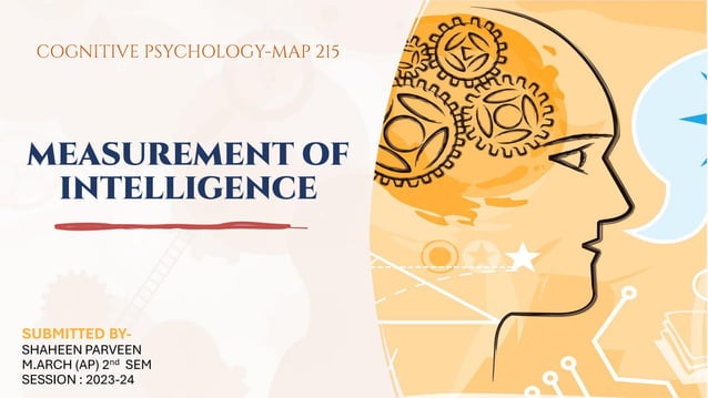 MEASUREMENT & ASSESSMENT OF INTELLIGENCE.pdf | Standardized Testing ...