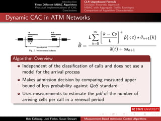 Measurement-Based Admission Control Algorithms | PDF | Web Conferencing | Computer Software and ...