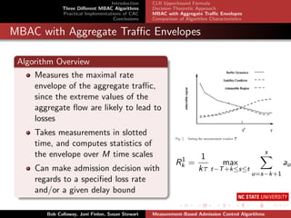 Measurement-Based Admission Control Algorithms | PDF | Web Conferencing | Computer Software and ...
