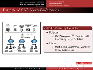 Measurement-Based Admission Control Algorithms | PDF | Web Conferencing | Computer Software and ...