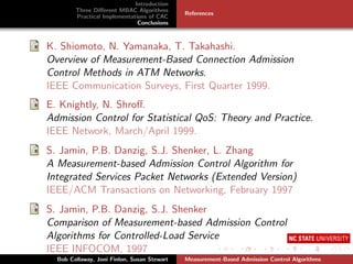 Measurement-Based Admission Control Algorithms | PDF | Web Conferencing | Computer Software and ...