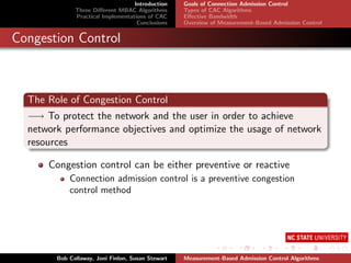 Measurement-Based Admission Control Algorithms | PDF | Web Conferencing | Computer Software and ...