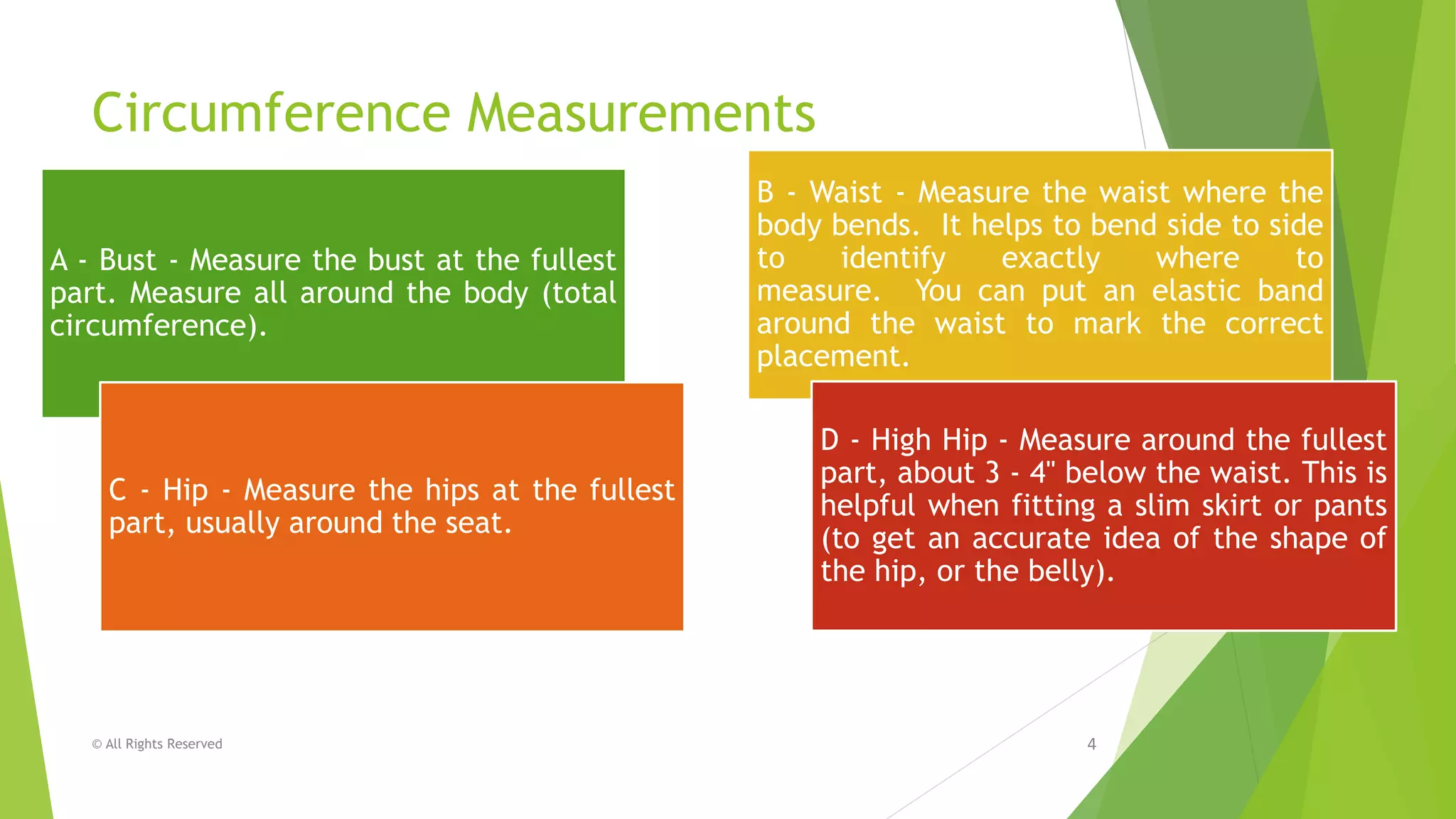 Measurement Charts | PPTX