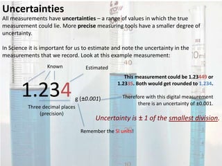 Measurement & Error | PPTX