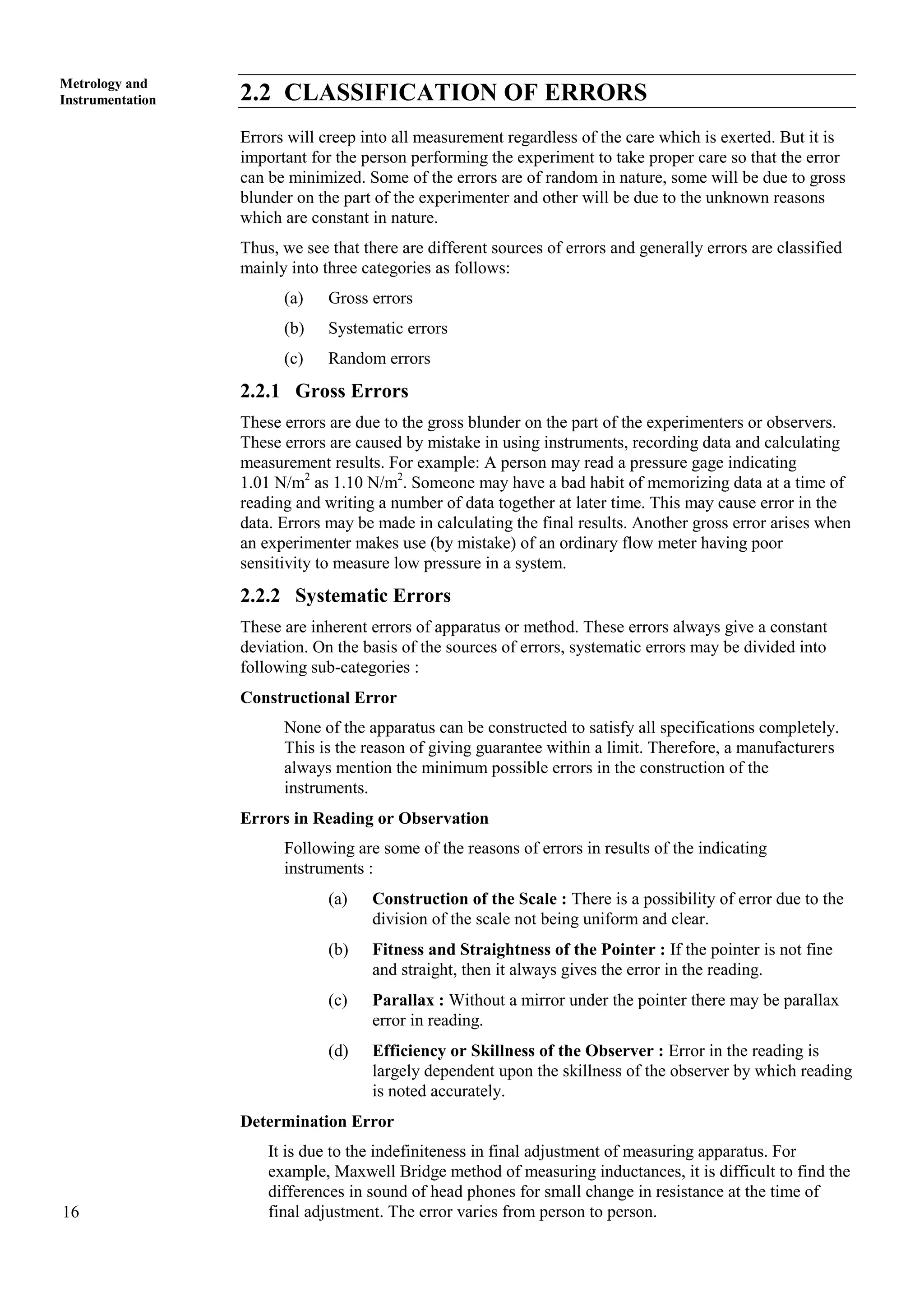 Measurement erros | PDF